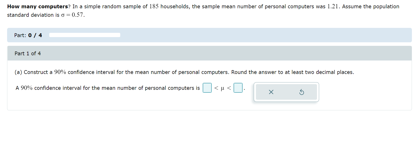 Solved How many computers? In a simple random sample of 185 | Chegg.com