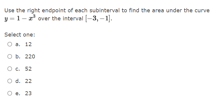 Solved Use the right endpoint of each subinterval to find | Chegg.com