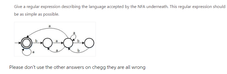 Solved Give a regular expression describing the language | Chegg.com