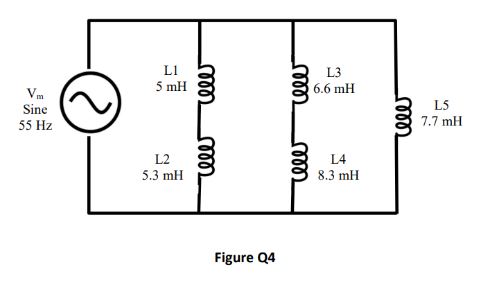 Solved Determine the equivalent inductance and equivalent | Chegg.com