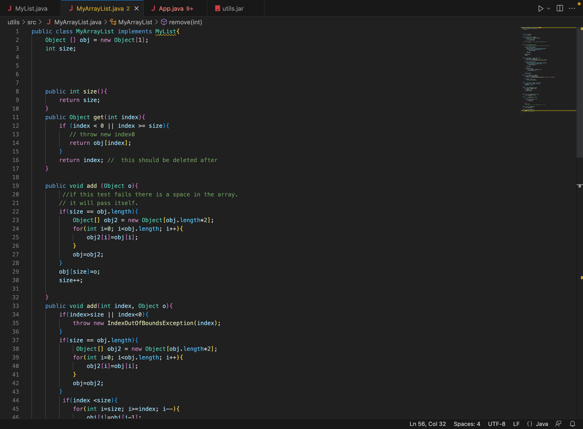 Solved Java Utils Jar C J Myarraylist Java Q Myarraylist ⊗