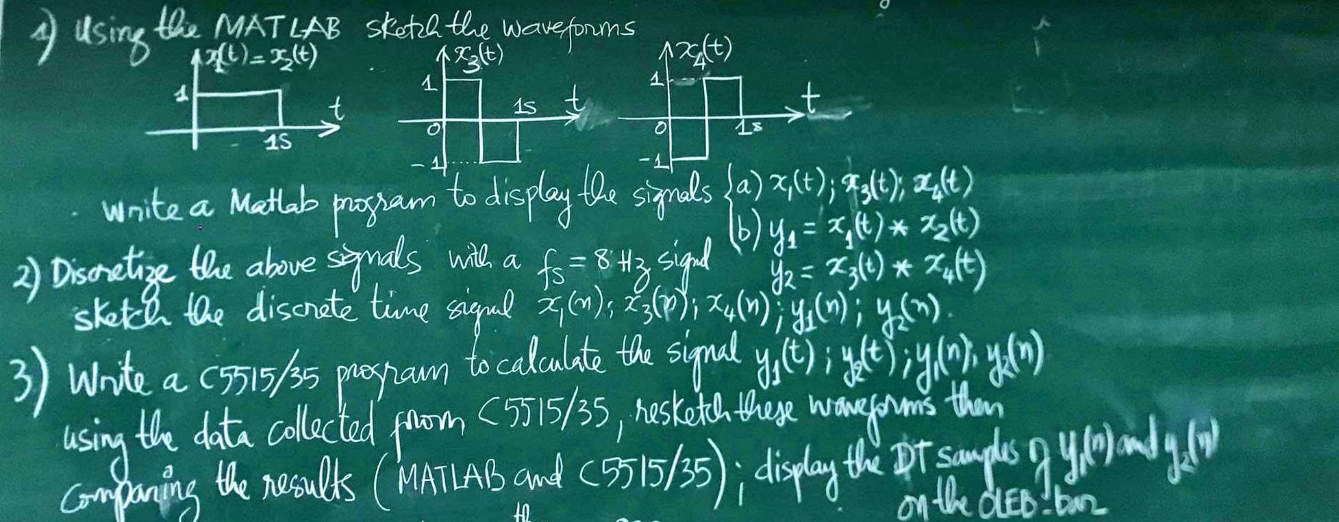 Solved Rephrasing Question 3: Using TMS320C5535/C5515 eZdsp | Chegg.com