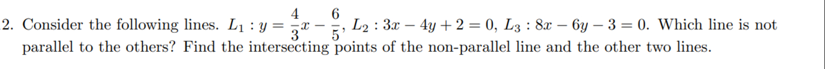 Solved code class="asciimath">Consider the following lines. | Chegg.com