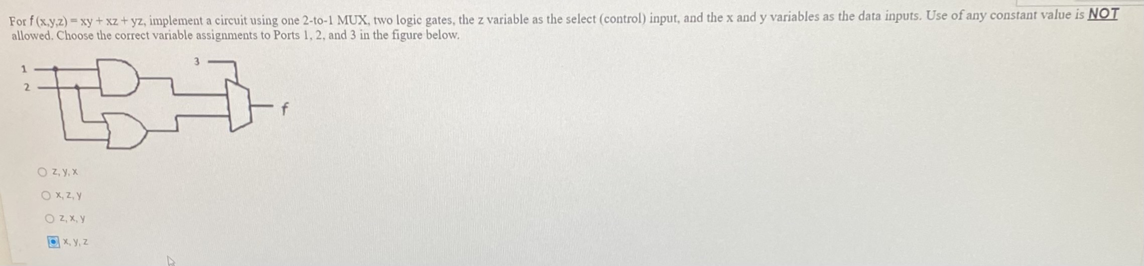 Solved allowed. Choose the correct variable assignments to | Chegg.com