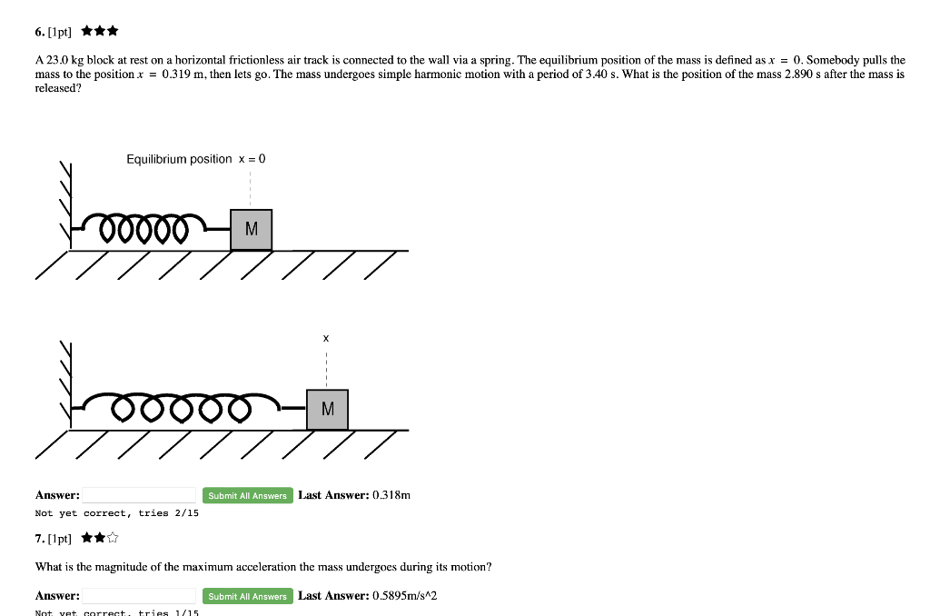 Solved A 23.0 kg block at rest on a horizontal frictionless | Chegg.com