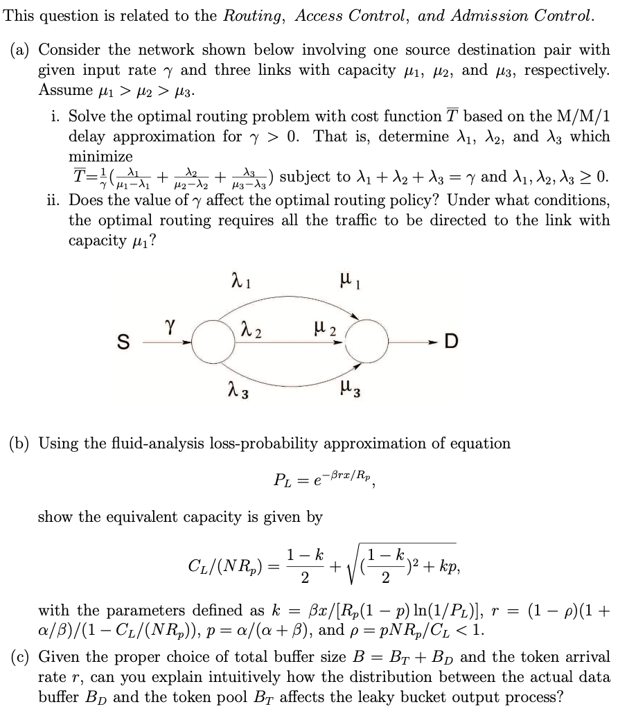 Solved This question is related to the Routing, Access | Chegg.com
