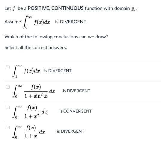 Solved Let f be a POSITIVE, CONTINUOUS function with domain | Chegg.com