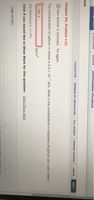Solved URIUN Downioadable eTextbook ent CALCULATOR MESSAGE | Chegg.com