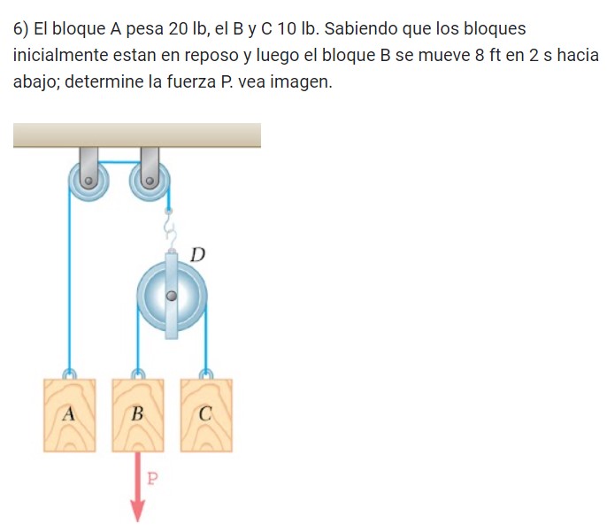 Solved Block A weighs 20 lb, block B and C 10 lb. Knowing | Chegg.com