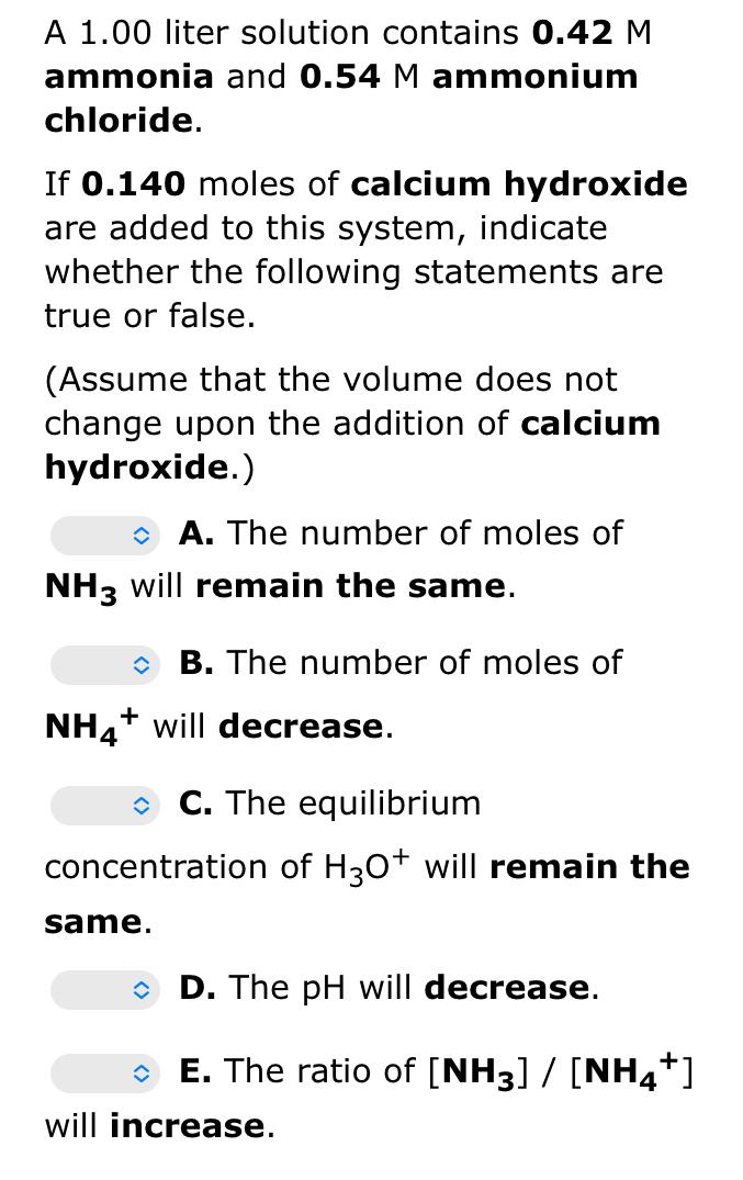 Solved A 1.00 liter solution contains 0.45M acetic acid and | Chegg.com