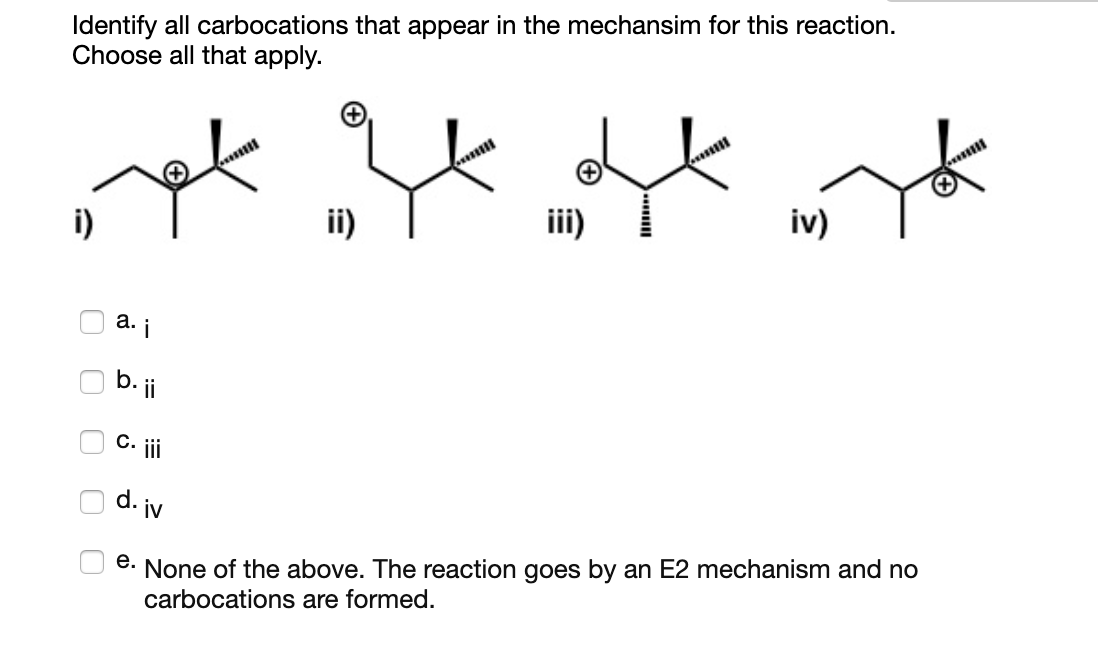 Solved Consider the dehydration reaction using the starting | Chegg.com