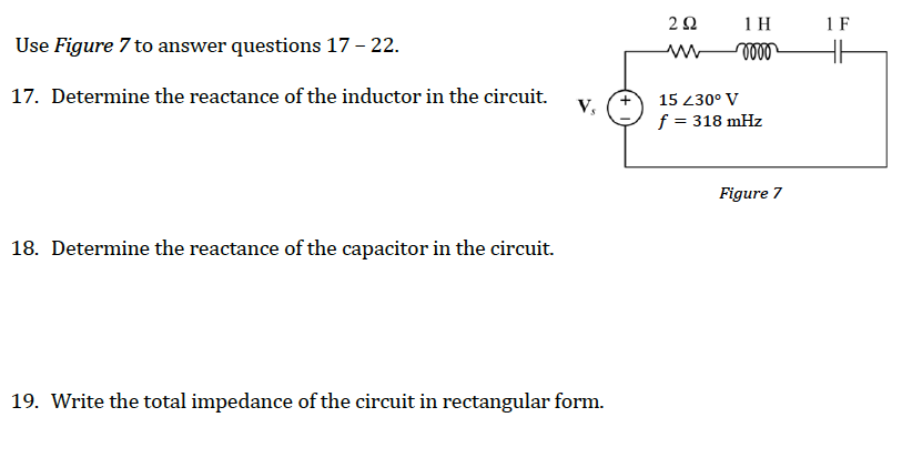 Solved 22 H 1F Use Figure 7 to answer questions 17 - 22. 17. | Chegg.com