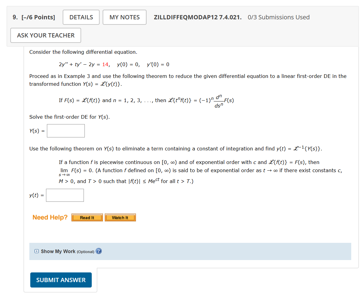 Solved Consider the following differential | Chegg.com