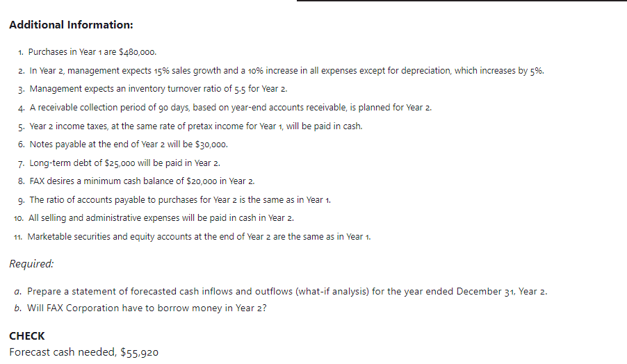 Solved CASE 10-1 Preparing and Interpreting Cash Flow | Chegg.com