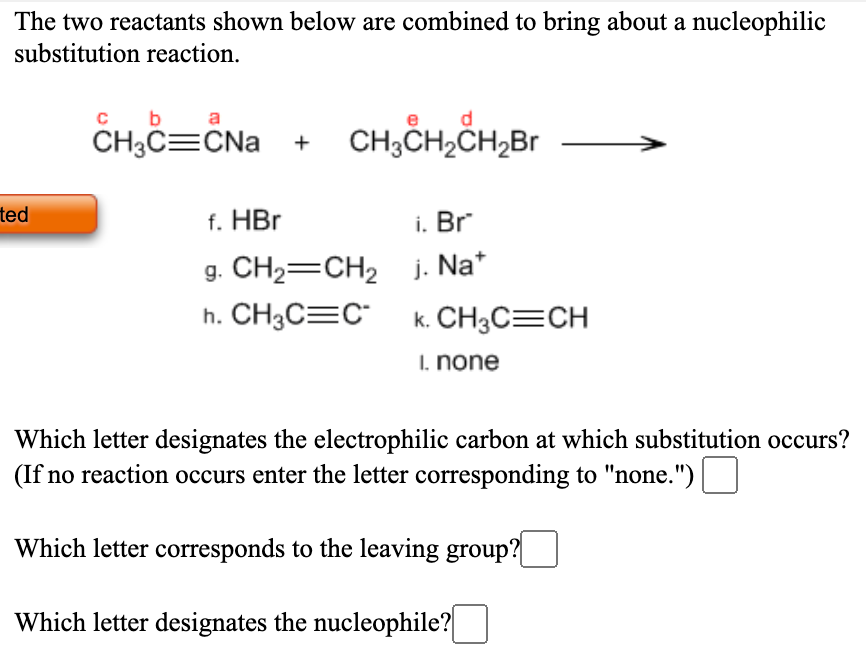 Solved The two reactants shown below are combined to bring | Chegg.com