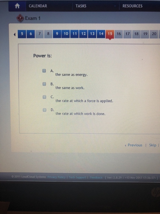 Solved Which of the following has the greatest density? A 10 | Chegg.com