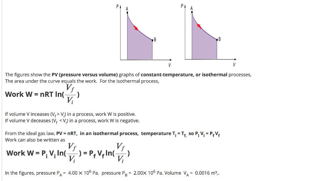 Solved P B V V The figures show the PV (pressure versus | Chegg.com