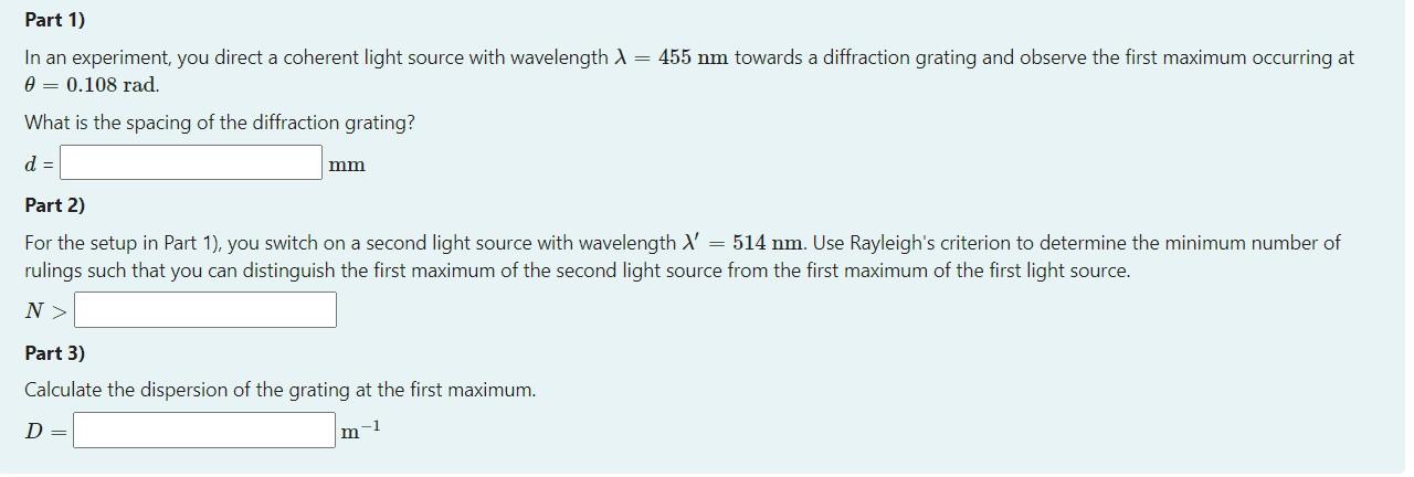 Solved In an experiment, you direct a coherent light source | Chegg.com