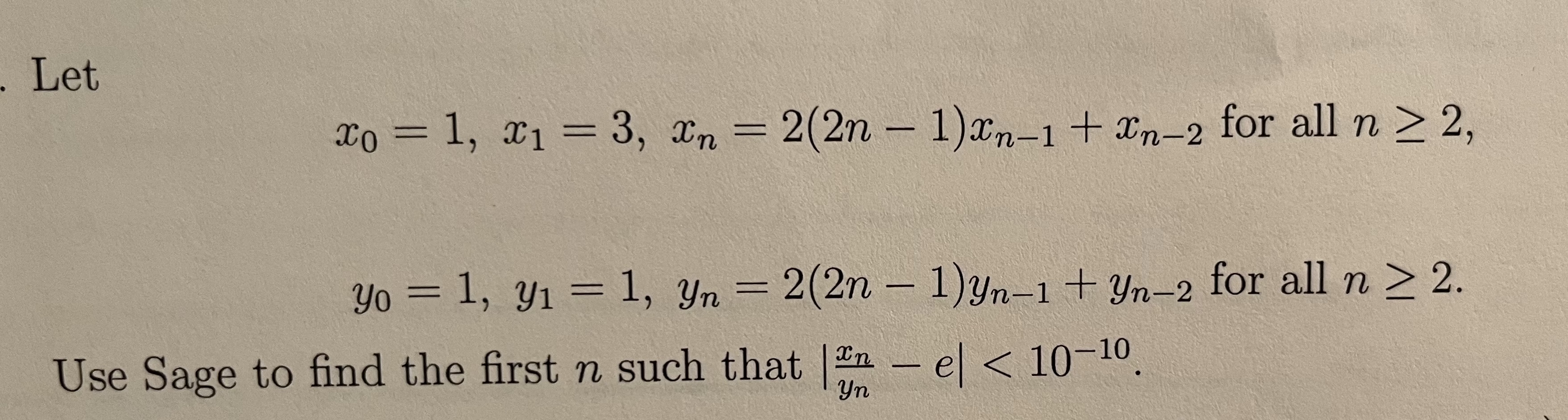 Solved Number TheoryPlease show the Sage code for this | Chegg.com
