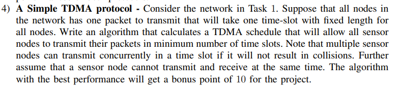 Solved A Simple TDMA protocol - ﻿Consider the network in | Chegg.com
