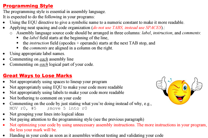 Solved Programming Style The programming style is essential | Chegg.com