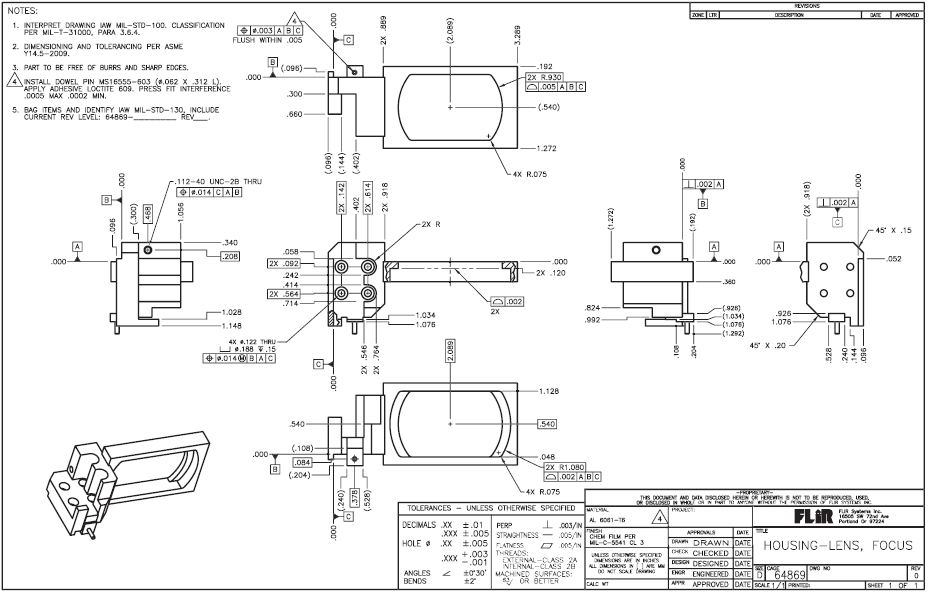 NOTES: 1. INTERPRET DRAWING WW MIL-STO-100. CLASS | Chegg.com
