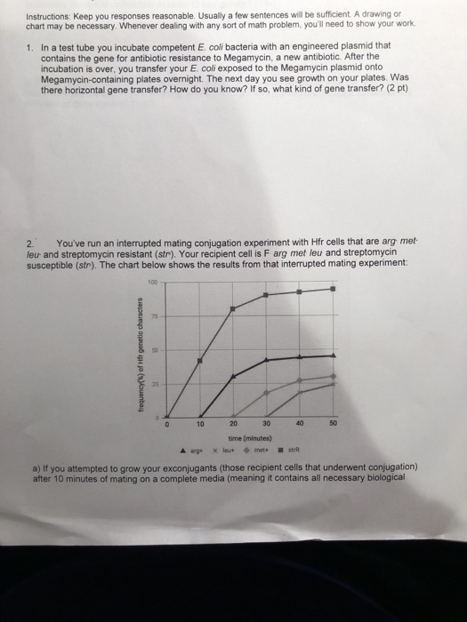 Solved Instructions: Keep you responses reasonable. Usually | Chegg.com