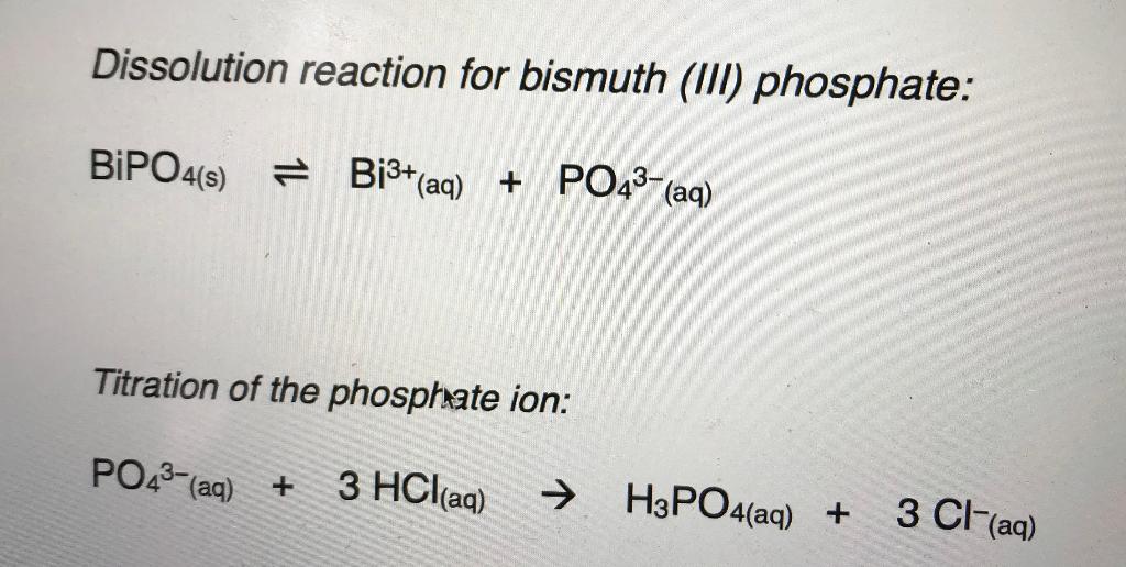 12) (15 points) Bismuth (II) phosphate, BIPO4 is only | Chegg.com