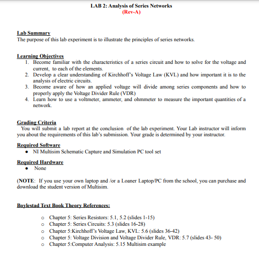 Solved Lab Preparation Read this document completely before | Chegg.com