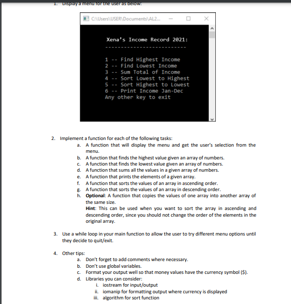 Solved Clo 2 Apply Programming Concepts To Computing 1204