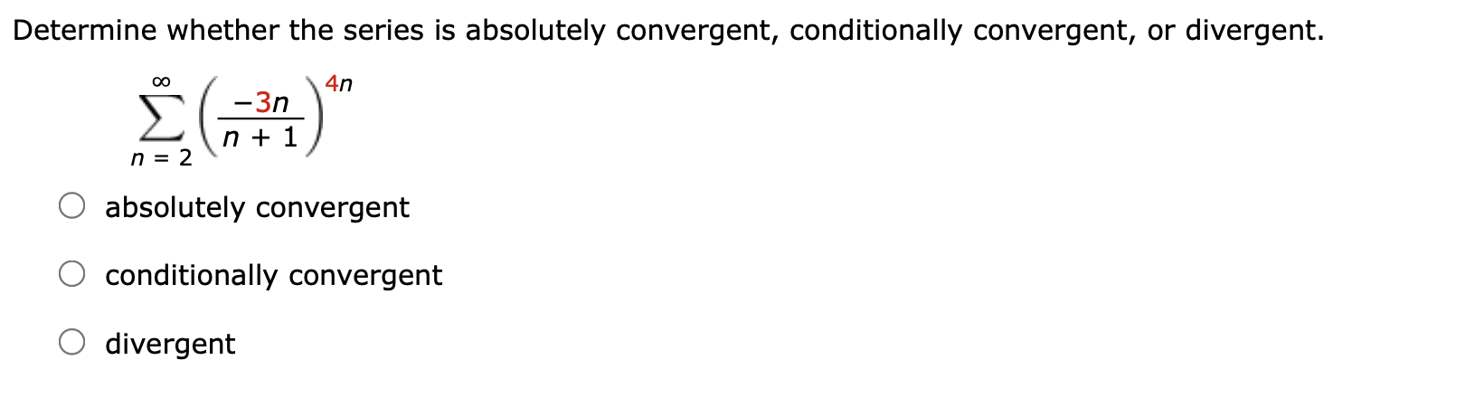Solved Determine whether the series is absolutely | Chegg.com