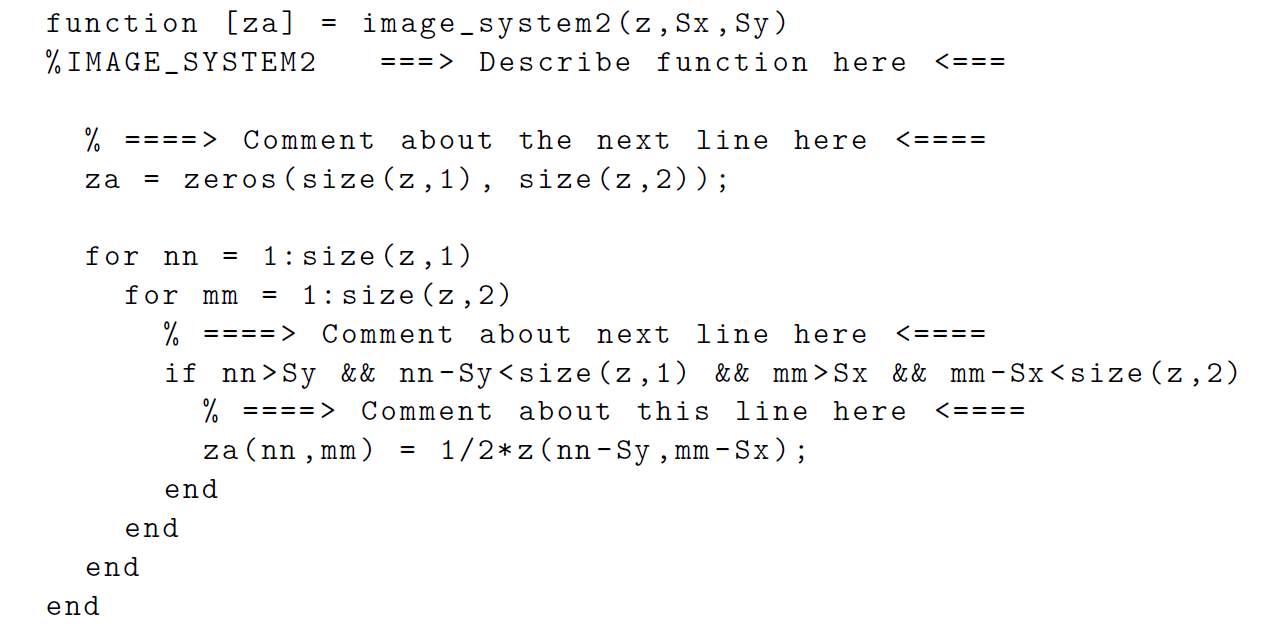Solved here is the code for image_system2 which may be a | Chegg.com