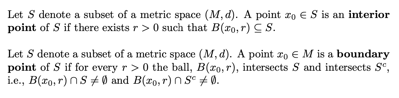 Solved Let M denote a non-empty set. A function d: M X M + R | Chegg.com