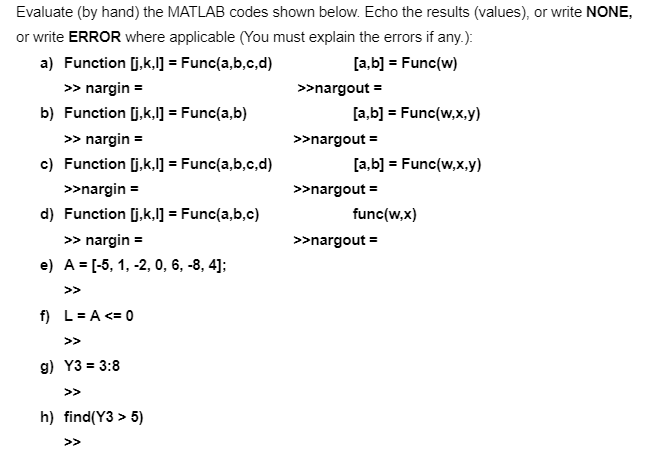 Solved or write ERROR where applicable (You must explain the | Chegg.com