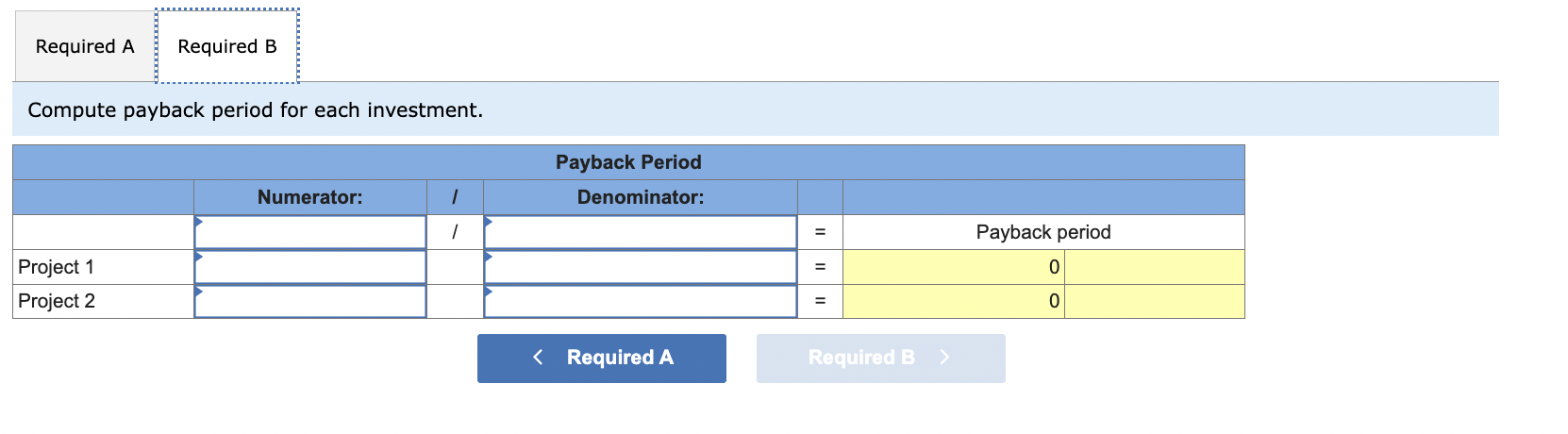 Solved Information for two alternative projects involving | Chegg.com