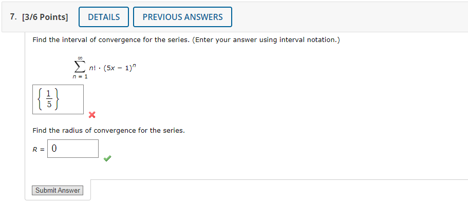 Solved I know that the answer is 1/5 however I'm not sure | Chegg.com