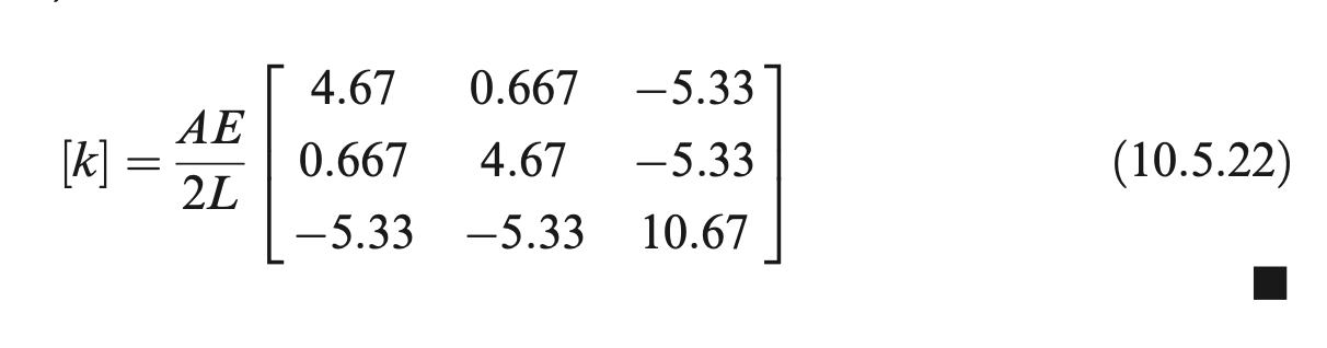 Solved D.8 Use the three-noded bar element and find the | Chegg.com