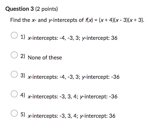 Solved Find the x - and y-intercepts of | Chegg.com