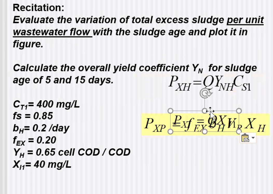 Recitation: Evaluate the variation of total excess | Chegg.com