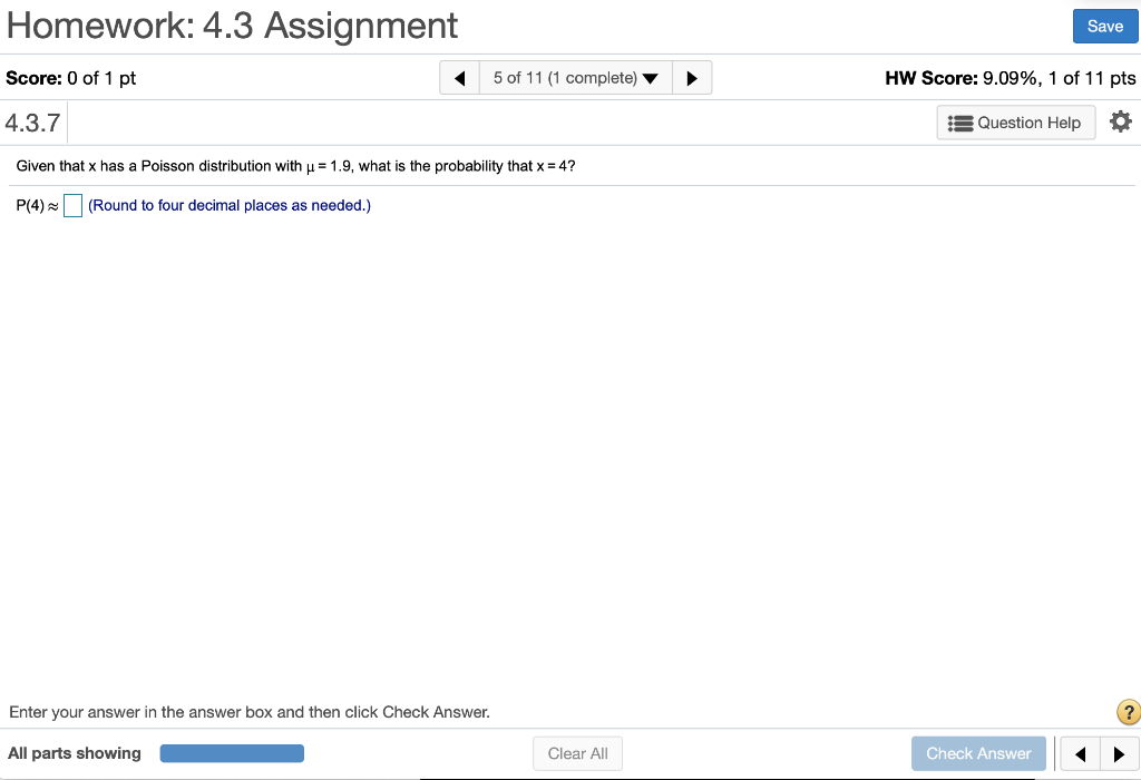 Solved Homework 4 3 Assignment Save Score 0 Of 1 Pt 5 Of