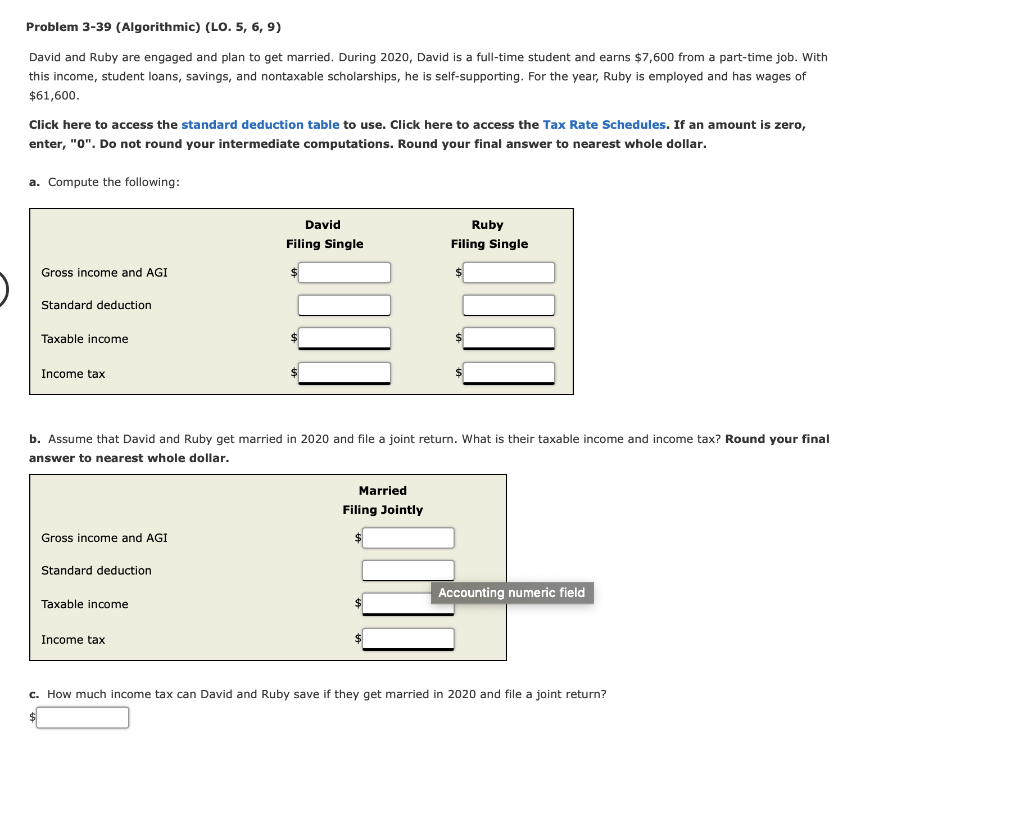 Solved Problem 3-39 (Algorithmic) (LO. 5, 6, 9) David and | Chegg.com Solved Problem 3-39 (Algorithmic) (LO. 5, 6, 9) David and | Chegg.com