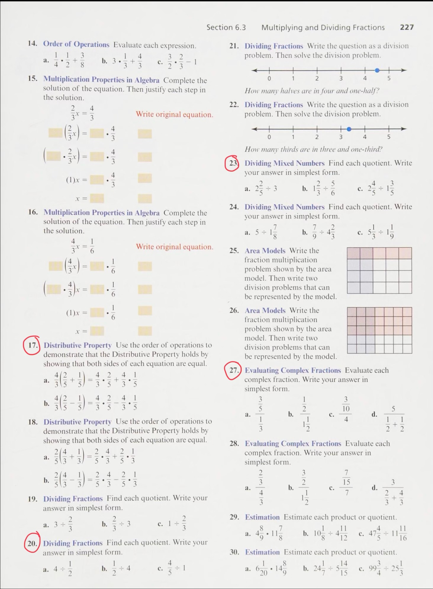 Solved 14. Order of Operations Evaluate each expression. a. | Chegg.com