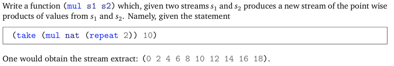 function (take s k) extracts from s the list of the | Chegg.com