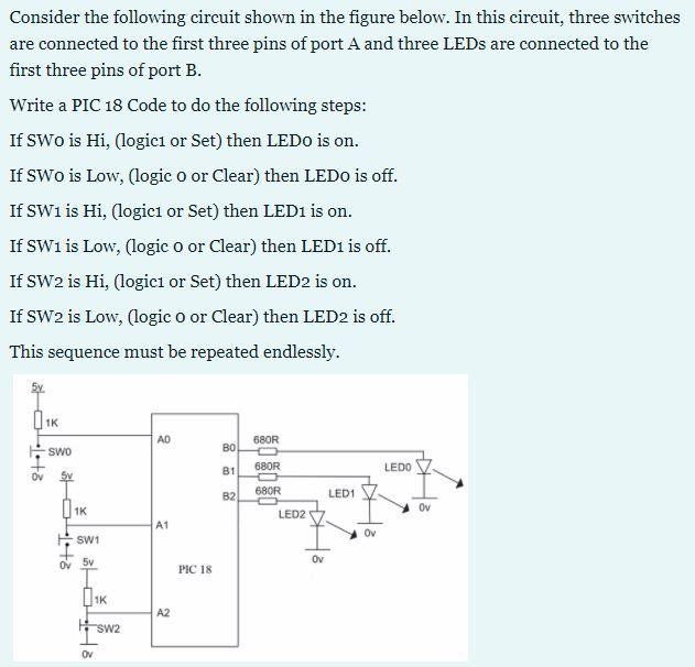 Solved Consider the following circuit shown in the figure | Chegg.com