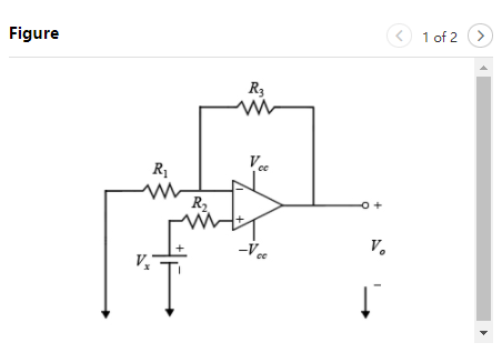 Solved A)Calculating the output voltage of a noninverting | Chegg.com