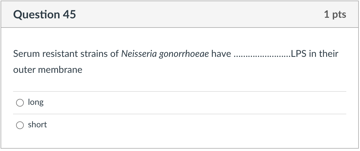 Solved Question 42 1 pts PAMP ( pathogen associated | Chegg.com
