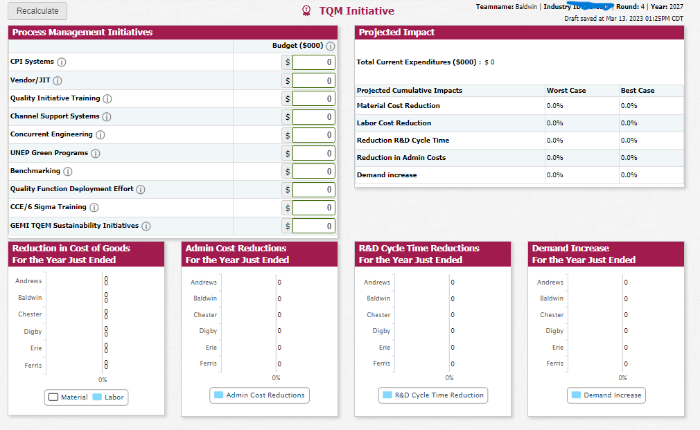 Solved (D)in Research \& Development Teamname: Baldwin | | Chegg.com