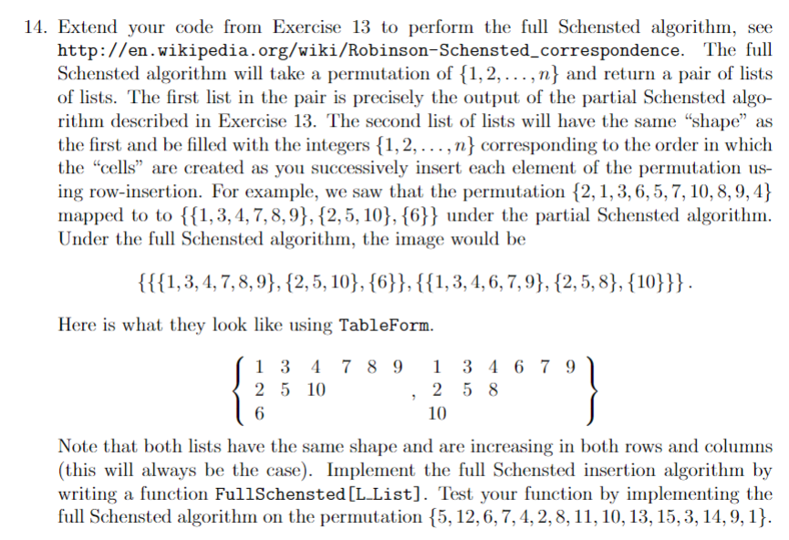 Solved 4. Extend your code from Exercise 13 to perform the | Chegg.com