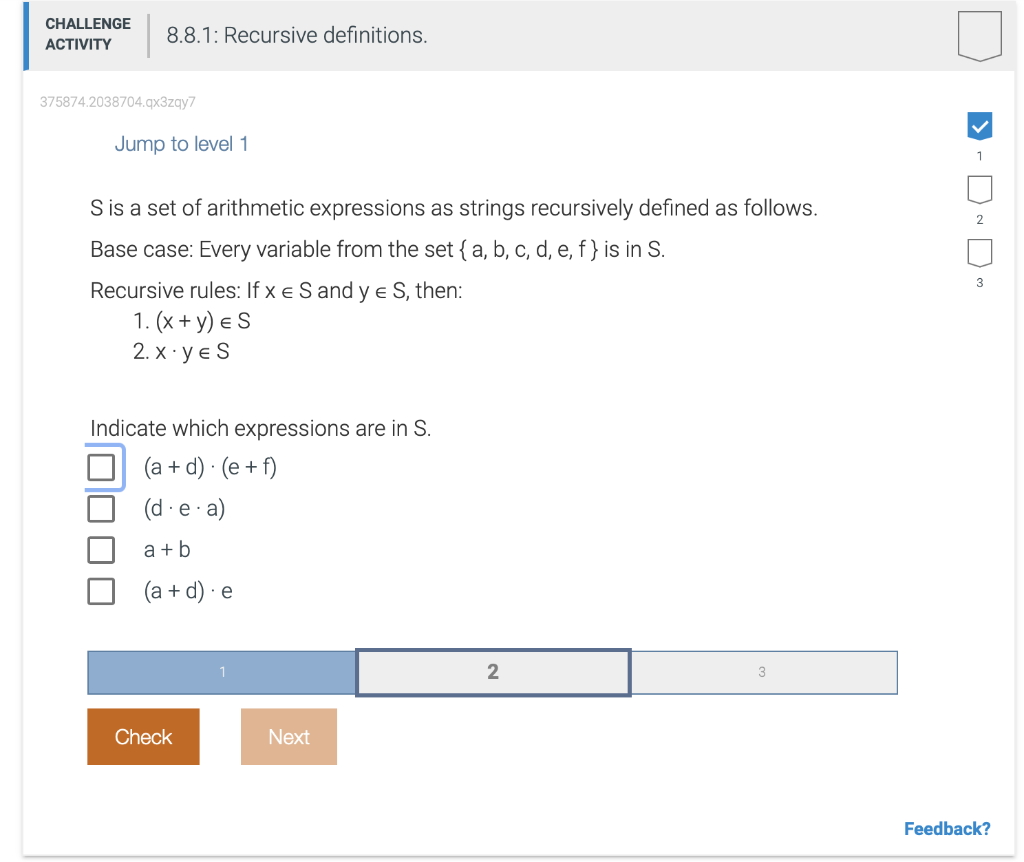 Solved CHALLENGE ACTIVITY 8.8.1: Recursive definitions. | Chegg.com