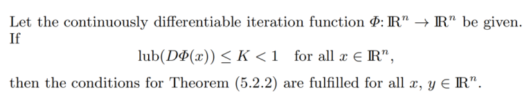 Let the continuously differentiable iteration | Chegg.com